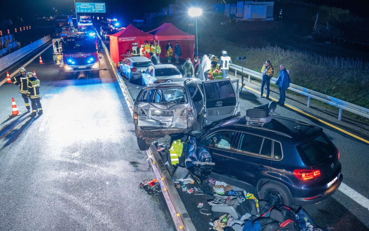 A3/Geiselwind: Sieben Autos in Unfall… | Radio Gong Würzburg